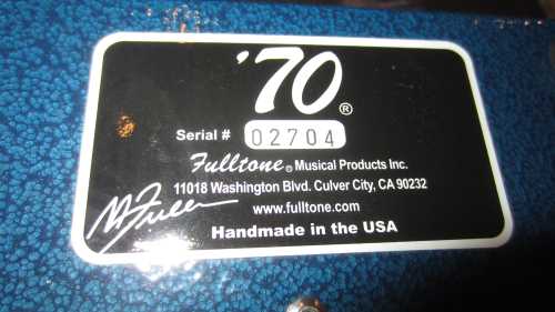 2006 Fulltone '70 Fuzz Blue > Effects | Rivington Guitars