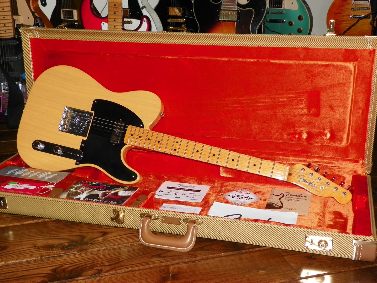 2008 Fender USA 52 Hot Rod Telecaster Butter Scotch Blonde > Guitars ...
