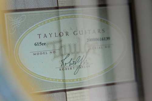 2008 Taylor 615ce Jumbo Flat Top Sitka Spruce Maple > Guitars Electric ...