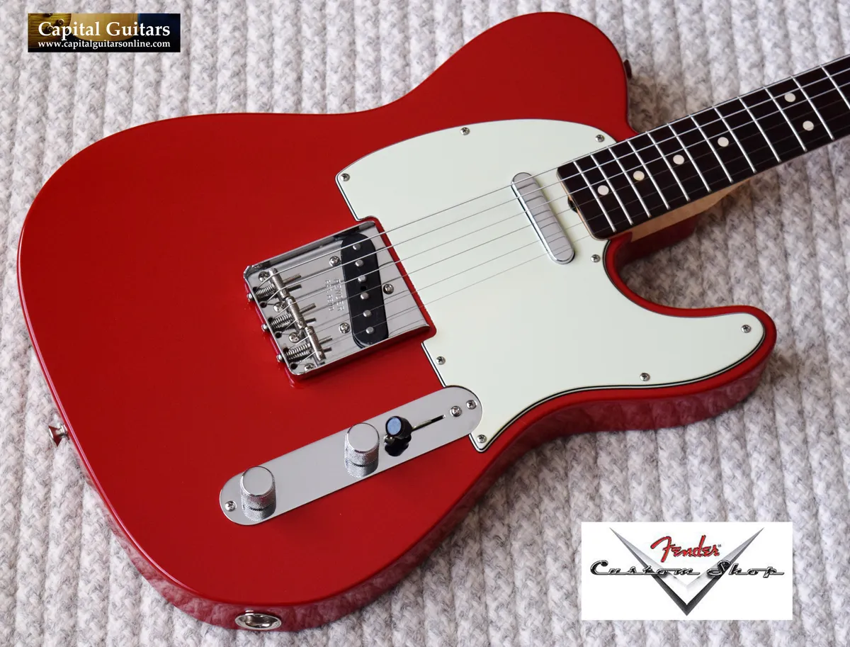 2009 Fender Custom Shop 63 Telecaster NOS Vintage Specs Dakota Red ...