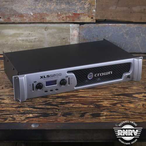2010 Crown XLS 2500 2-Channel High Density Power Amplifier Silver > P.A ...