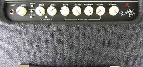 2010 Fender Rumble 200 Black Tolex > Amps & Preamps | Thunder Road ...