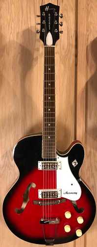 2010 Harmony H-54 Rocket Red Burst > Guitars Archtop Electric ...