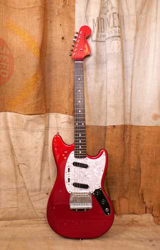 2011 Fender Mustang Reissue MIJ Red > Guitars Electric Solid Body ...