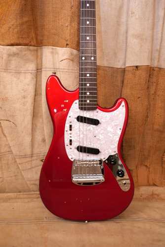 2011 Fender Mustang Reissue MIJ Red > Guitars Electric Solid Body ...