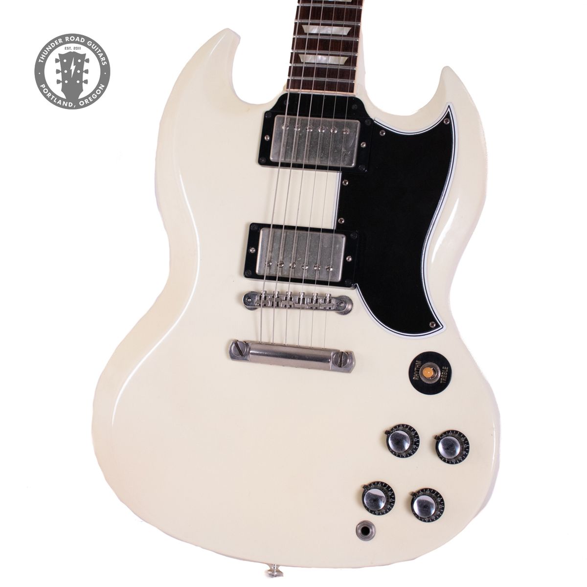 2011 Gibson Custom Shop LP SG Standard VOS Aged White > Guitars ...
