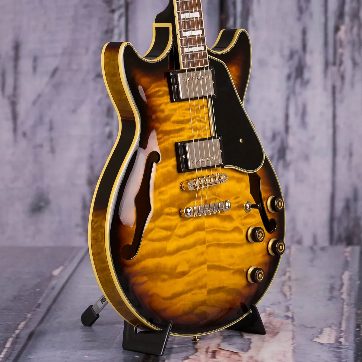 2012 Ibanez Artcore Expressionist AM93 Semi-Hollowbody, Antique Yellow ...