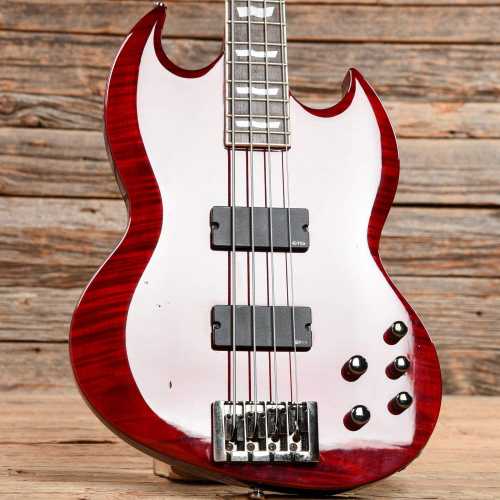 2012 LTD Viper-414FM Viper-414FM Red Transparent Red > Guitars Bass ...