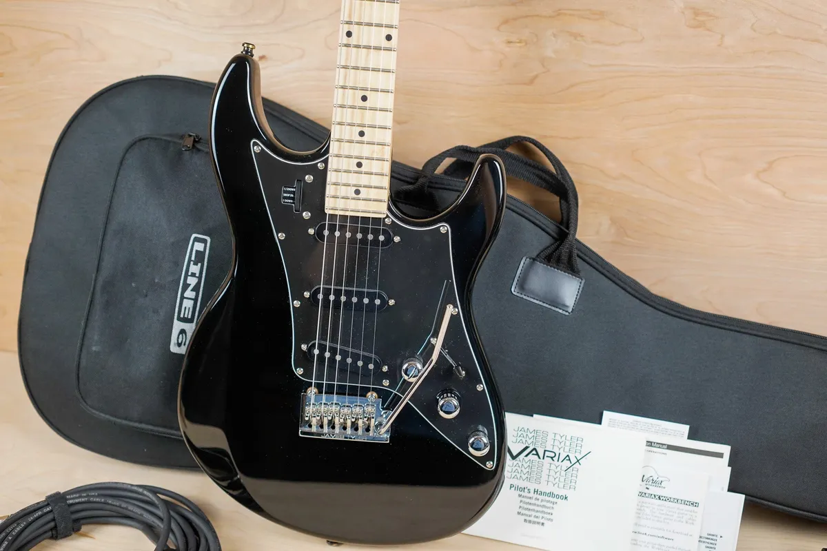 2013 Line 6 JTV-69 S James Tyler Variax Black > Guitars Electric Solid ...