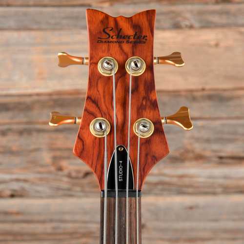 2013 Schecter Stiletto Studio 4 Stiletto Studio 4 Orange Honey Satin ...