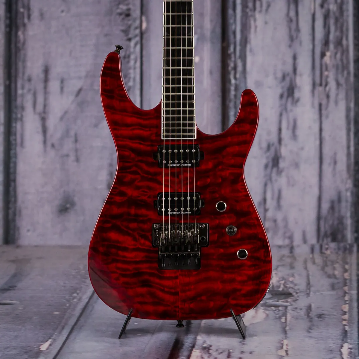 2014 ARCHIVED Jackson Pro Series Soloist SL2Q, Transparent Red ...