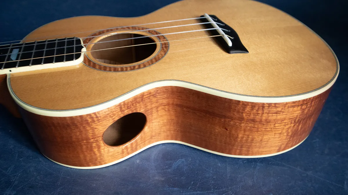 2015 Dave Talsma Custom Tenor Uke Natural > Ukulele & Banjo Ukes ...