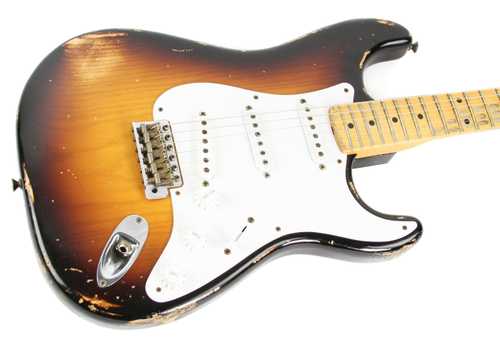 2014 Fender CS 60th Anniversary '54 Heavy Relic Stratocaster Sunburst ...