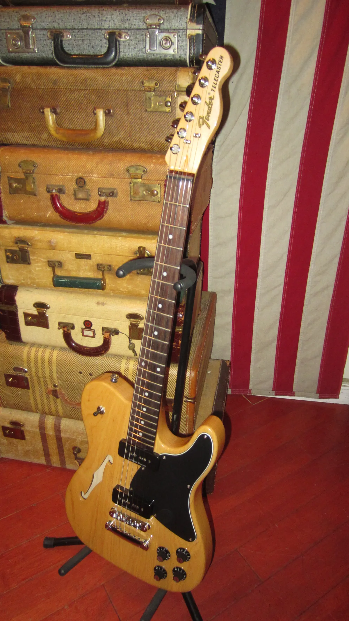2016 Fender Jim Adkins JA-90 Telecaster Thinline Natural > Guitars ...