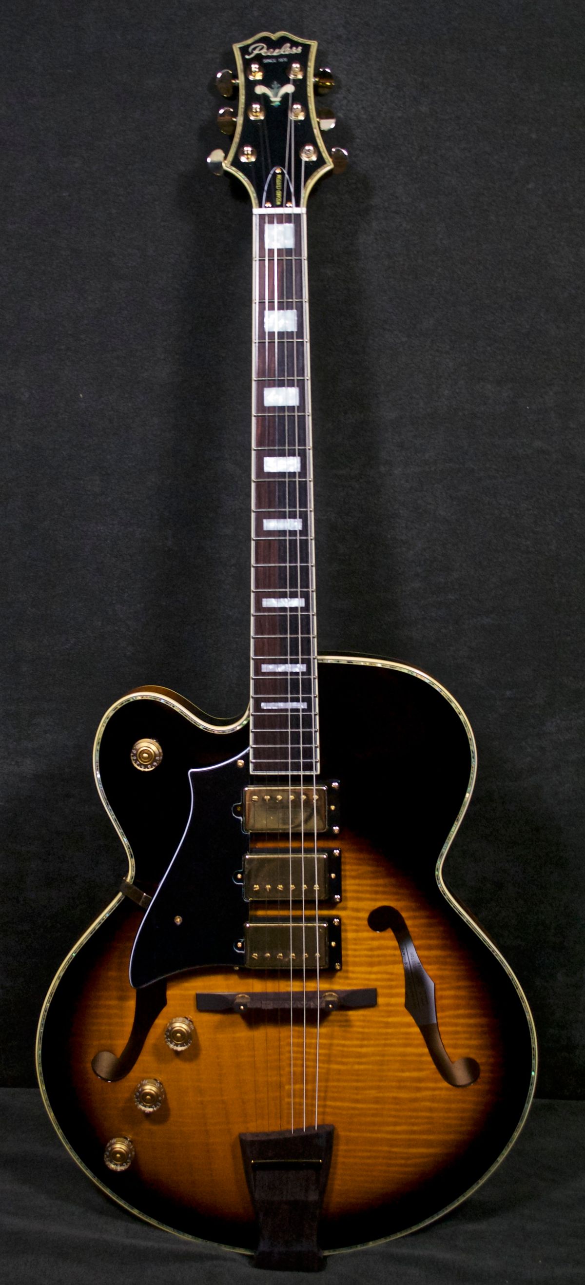 2016 Peerless Wizard Custom #9544 Sunburst > Guitars Archtop Electric ...