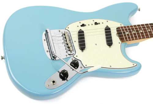 1965 Fender Mustang Daphne Blue > Guitars Electric Solid Body | Thunder ...