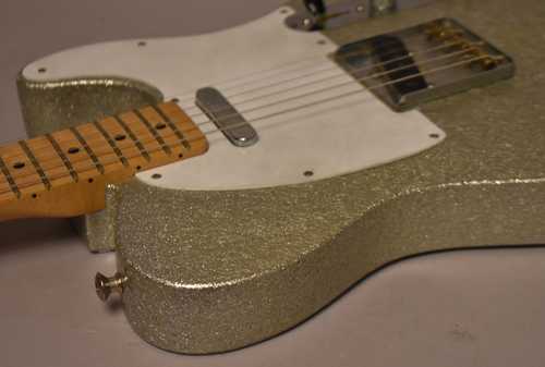 2017 Fender Road Worn Brad Paisley Telecaster Silver Sparkle > Guitars ...