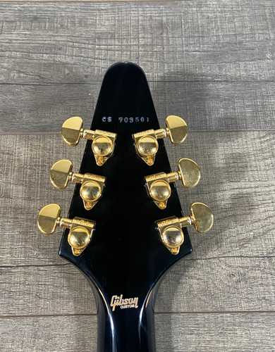 2017 Gibson Custom Shop Flying V Custom Ebony > Guitars Electric Solid ...