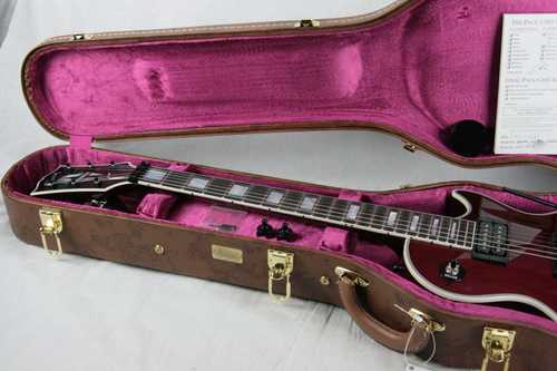 2017 Gibson Custom Shop Les Paul Modern Axcess Sangria Black > Guitars ...