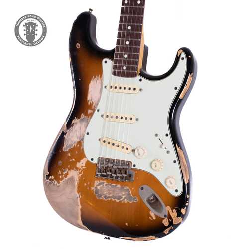 2017 Parts Stratocaster Super Heavy Relic Sunburst > Guitars Electric ...