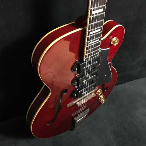 2017 Peerless Wizard Standard 5404 Cherry > Guitars Archtop Electric ...