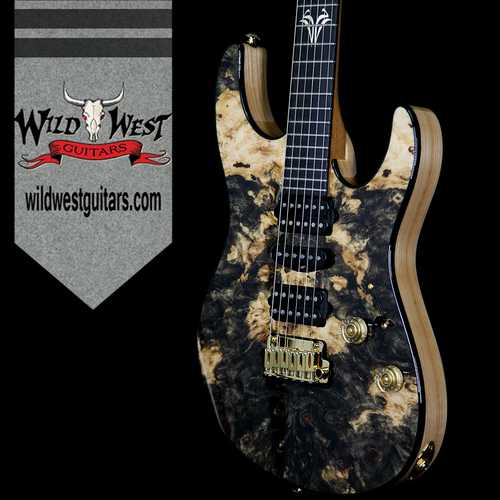 2017 Suhr Modern HSH Burl Buckeye Top Ebony Fretboard Natural Natural ...