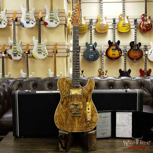 2018 Fender Custom Shop Paul Waller Masterbuilt Artisan Spalted Maple ...
