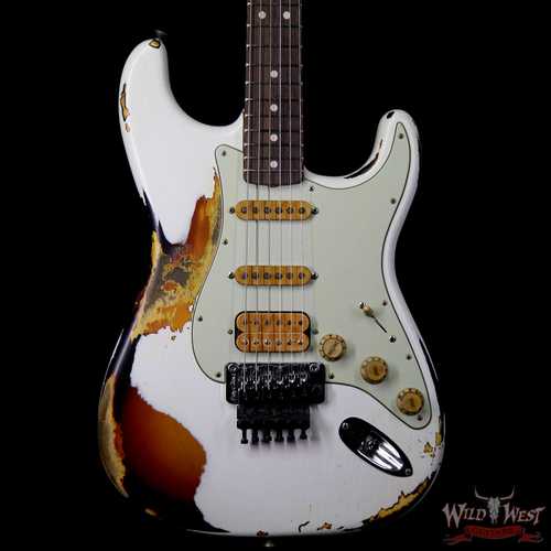 2019 Fender Custom Shop White Lightning Stratocaster Floyd Rose HSS ...