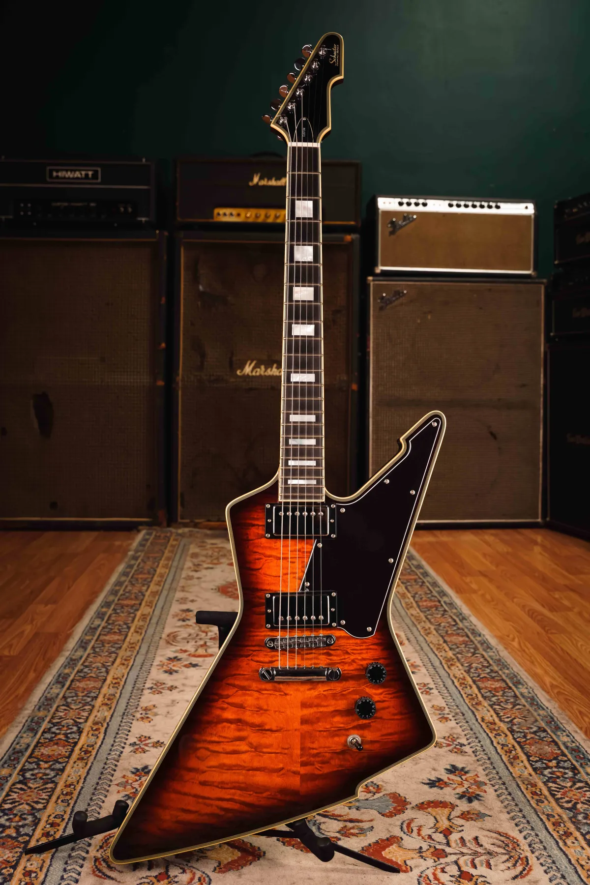 2019 Schecter E-1 Custom Vintage Sunburst > Guitars Electric Solid Body ...