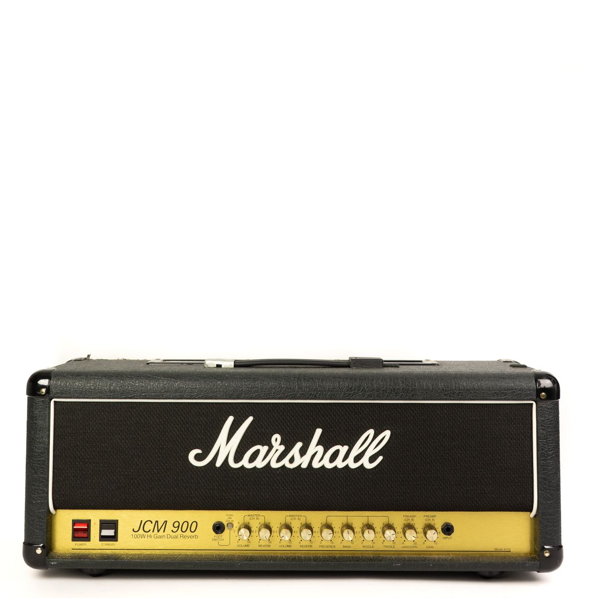 1997 Marshall JCM 900 Model 4100 Dual Reverb 100-Watt Head > Amps ...