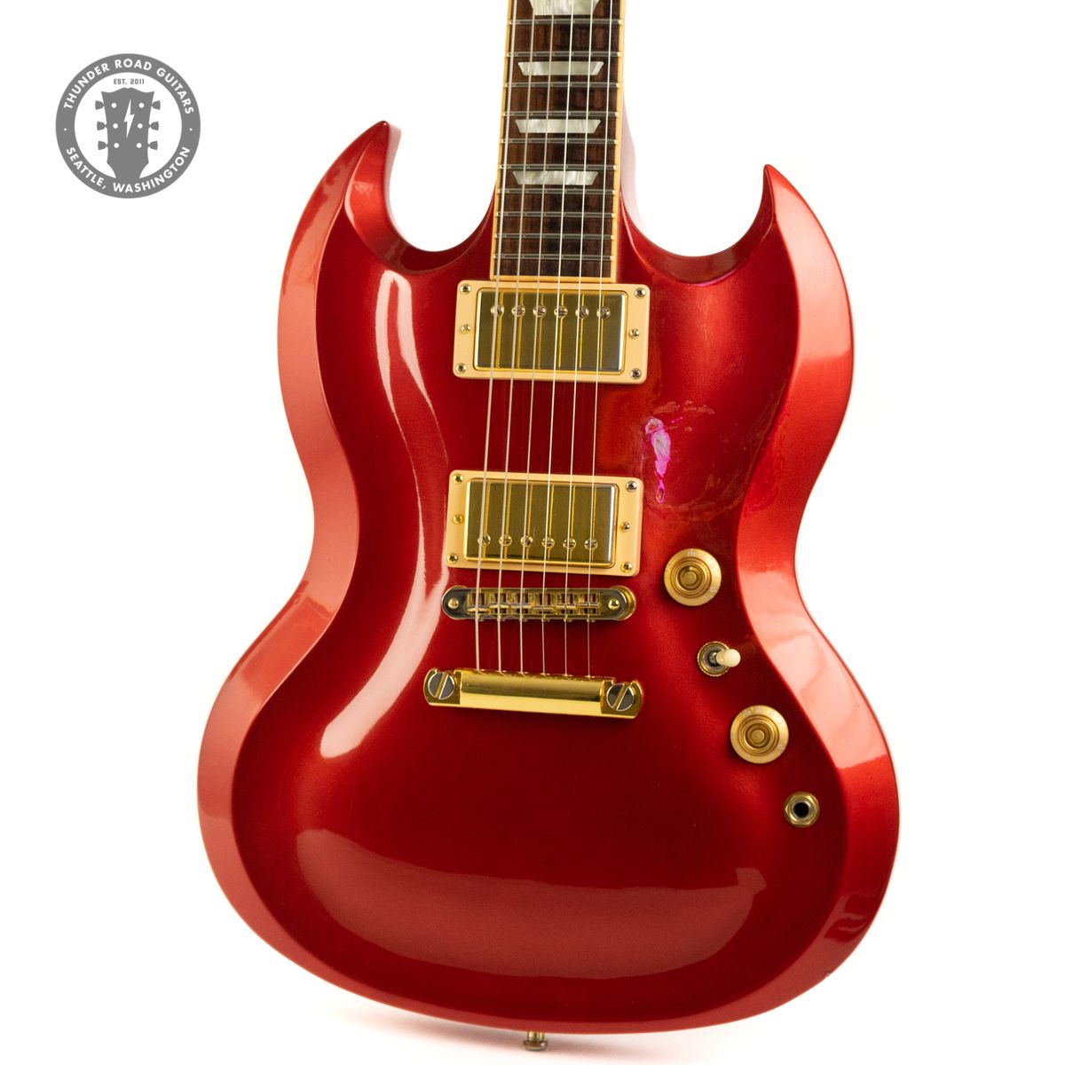 2008 Gibson Diable SG Vibrant Metallic Red > Guitars Electric Solid ...
