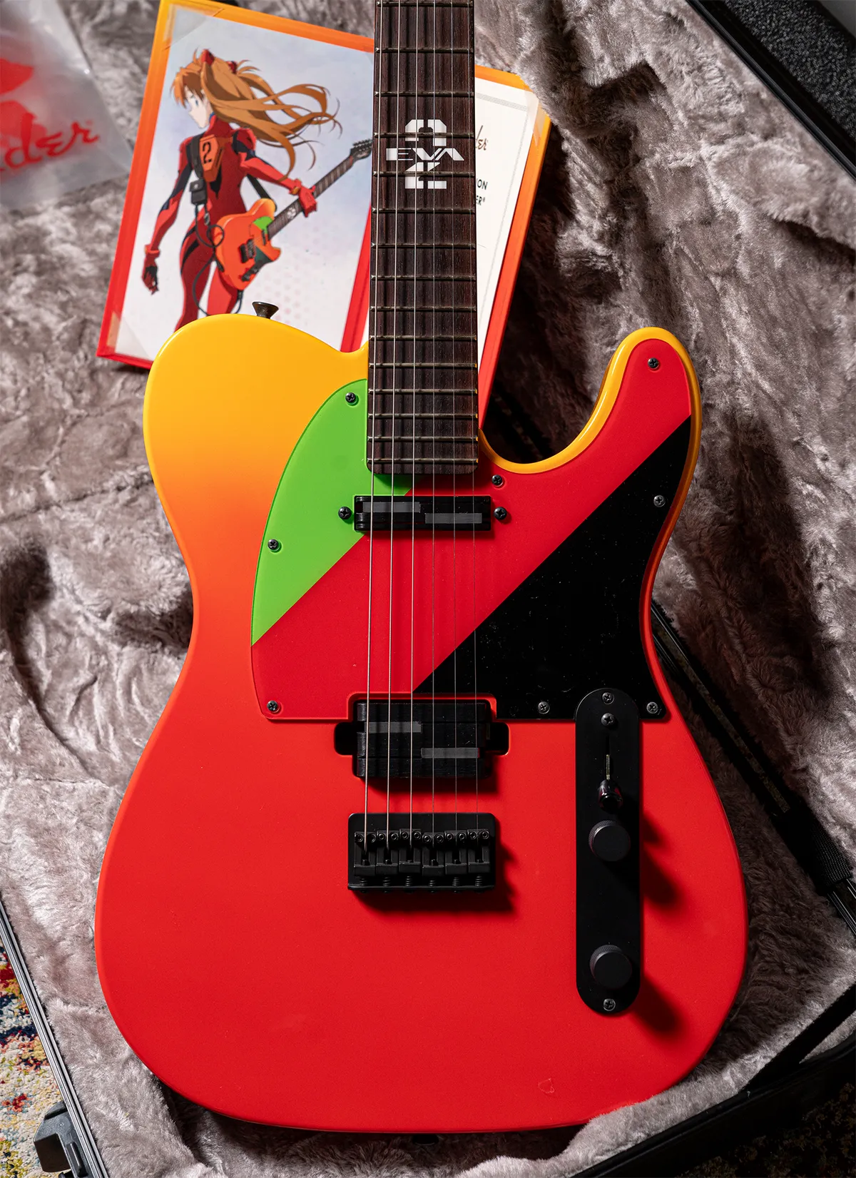 2020 Fender Japan Limited Edition Evangelion Asuka Telecaster > Guitars ...