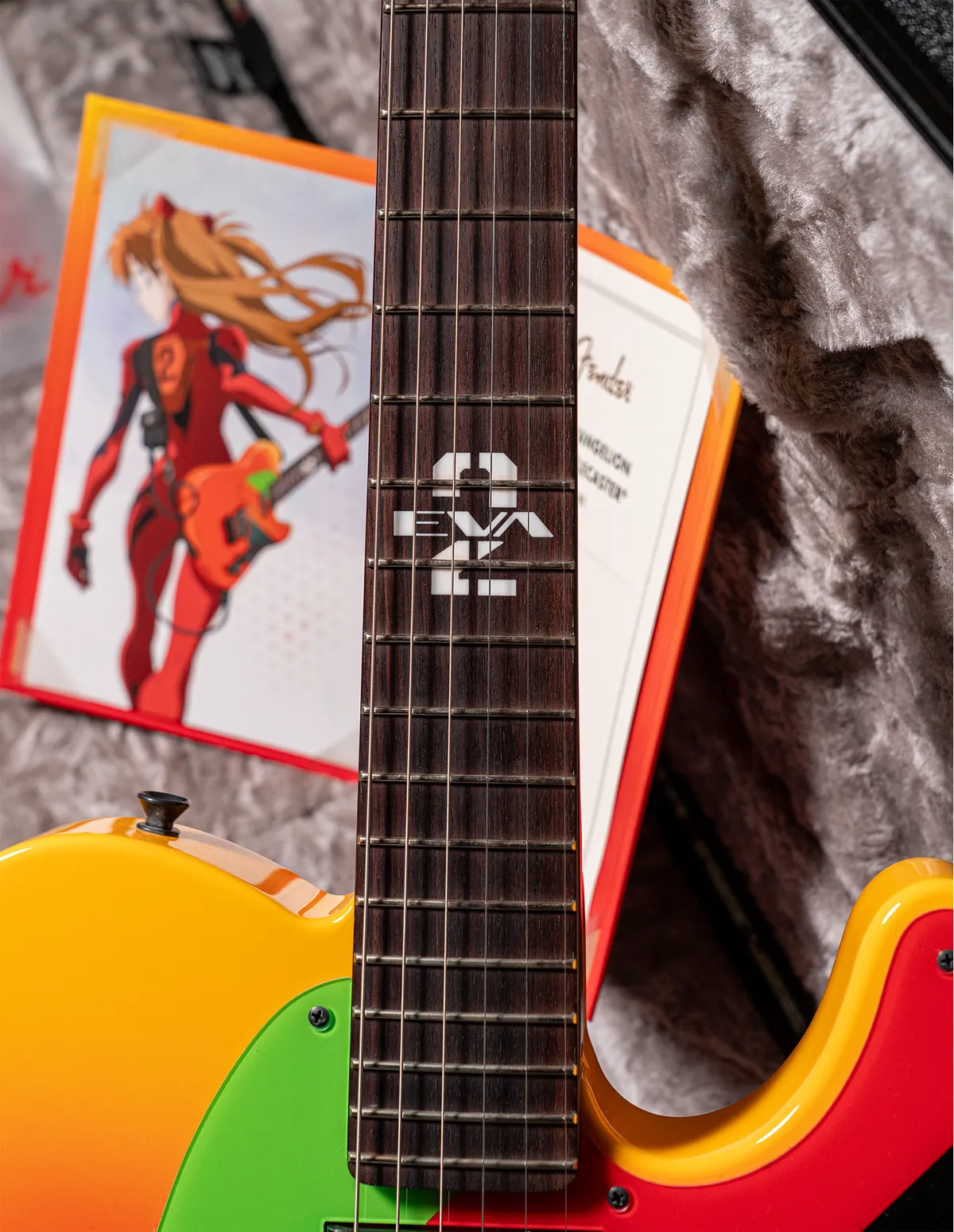 2020 Fender Japan Limited Edition Evangelion Asuka Telecaster > Guitars ...