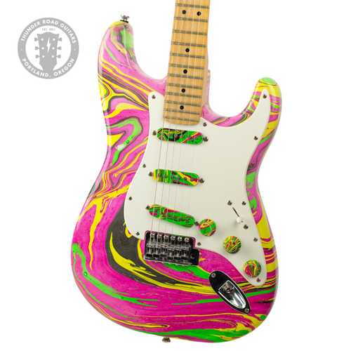 2020 Parts Guitar S-Style Multi-Color Swirl > Guitars Electric Solid ...
