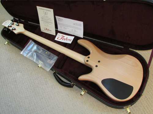 2021 Fodera Monarch 4-String Bass Natural > Guitars Bass | Gothic City ...