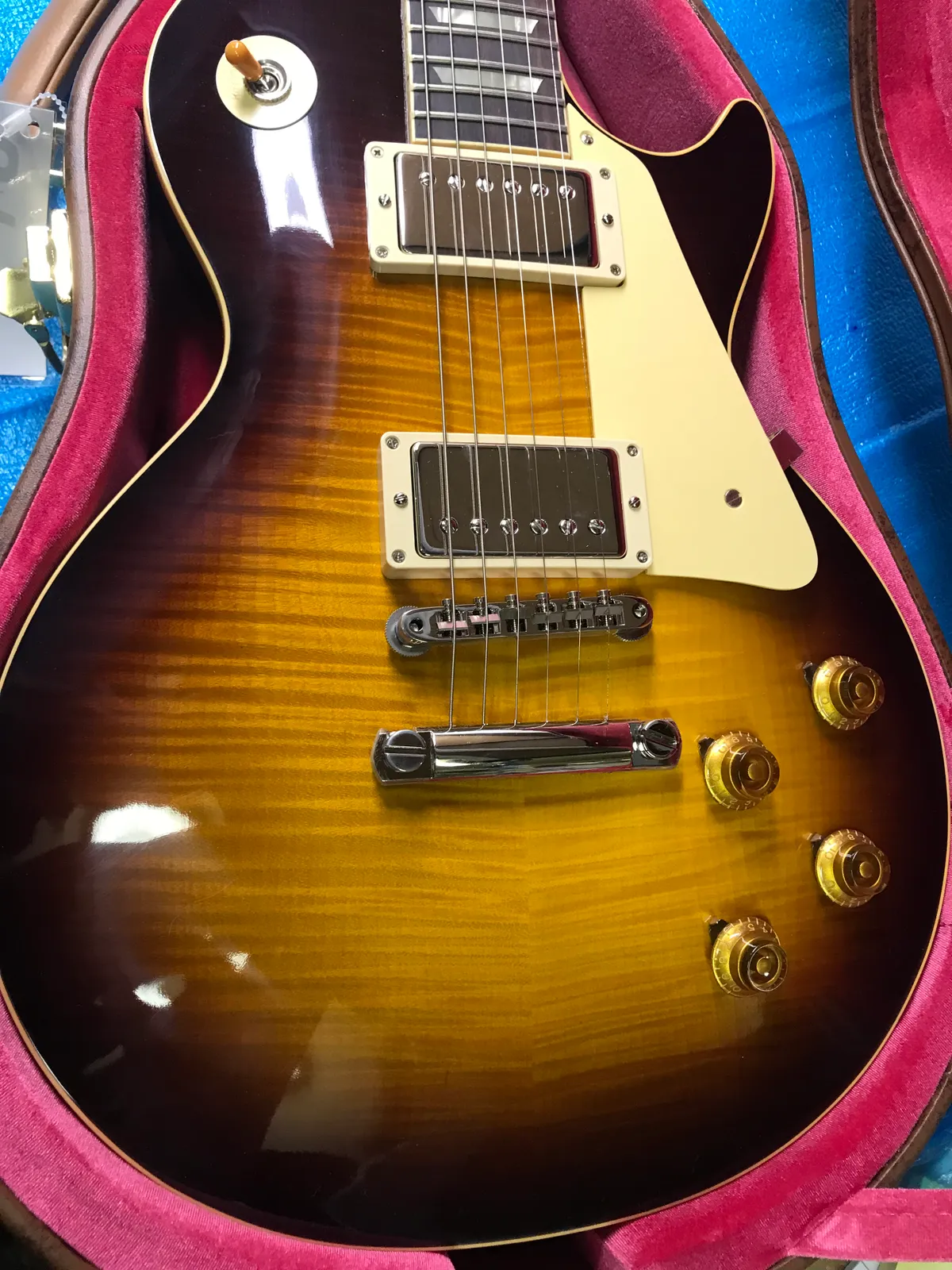 2021 GIBSON CUSTOM SHOP 59' Les Paul Re-issue Kindred Burst #92049 ...
