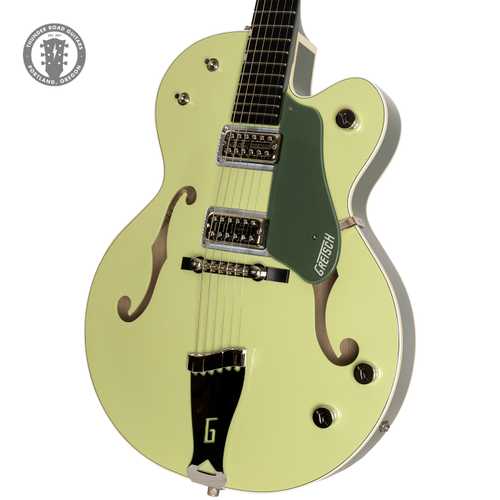 2021 Gretsch G6118 Anniversary Two Tone Smoke Green > Guitars Electric ...