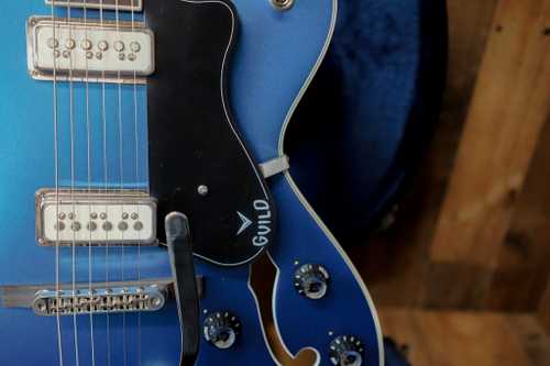2021 Guild Newark St. Collection X-175 Manhattan Special Malibu Blue ...