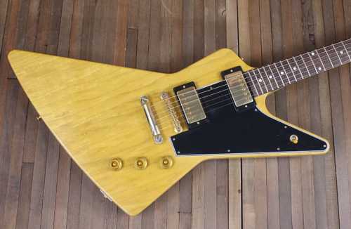 2021 RocknRoll Vintage Explorer Natural > Guitars Electric Solid Body ...