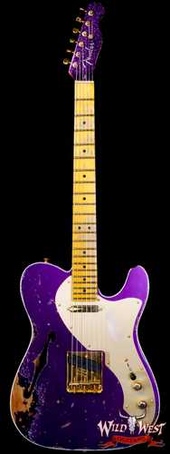 2022 Fender Custom Shop 1950s Thinline Telecaster Heavy Relic Purple ...