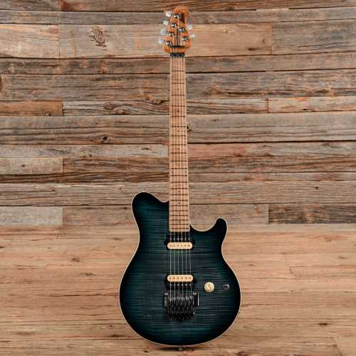 2022 Music Man Axis Axis Sunburst Yucatan Blue > Guitars Electric Solid ...