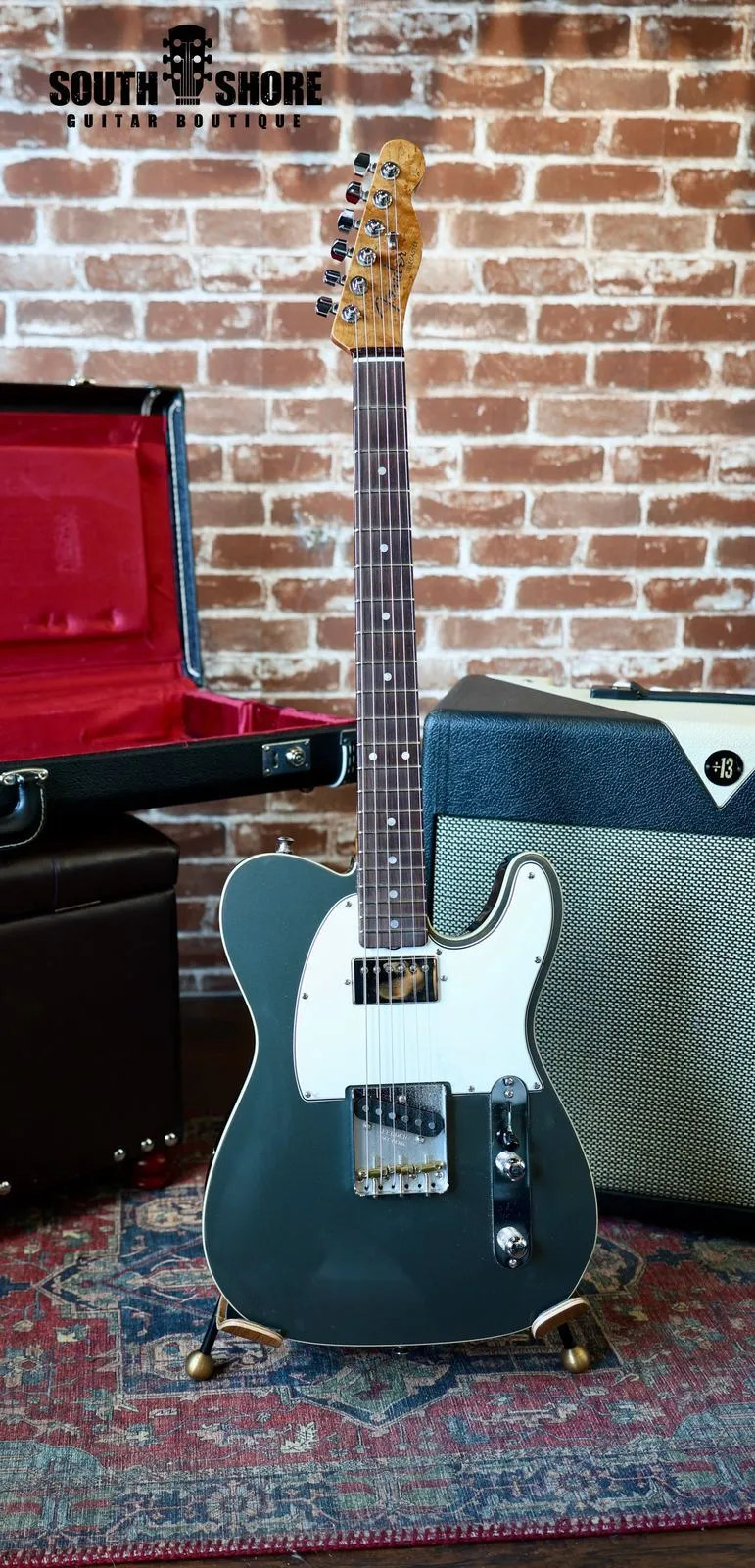 Fender Custom Shop American Custom Tele NOS RW - Charcoal Frost ...
