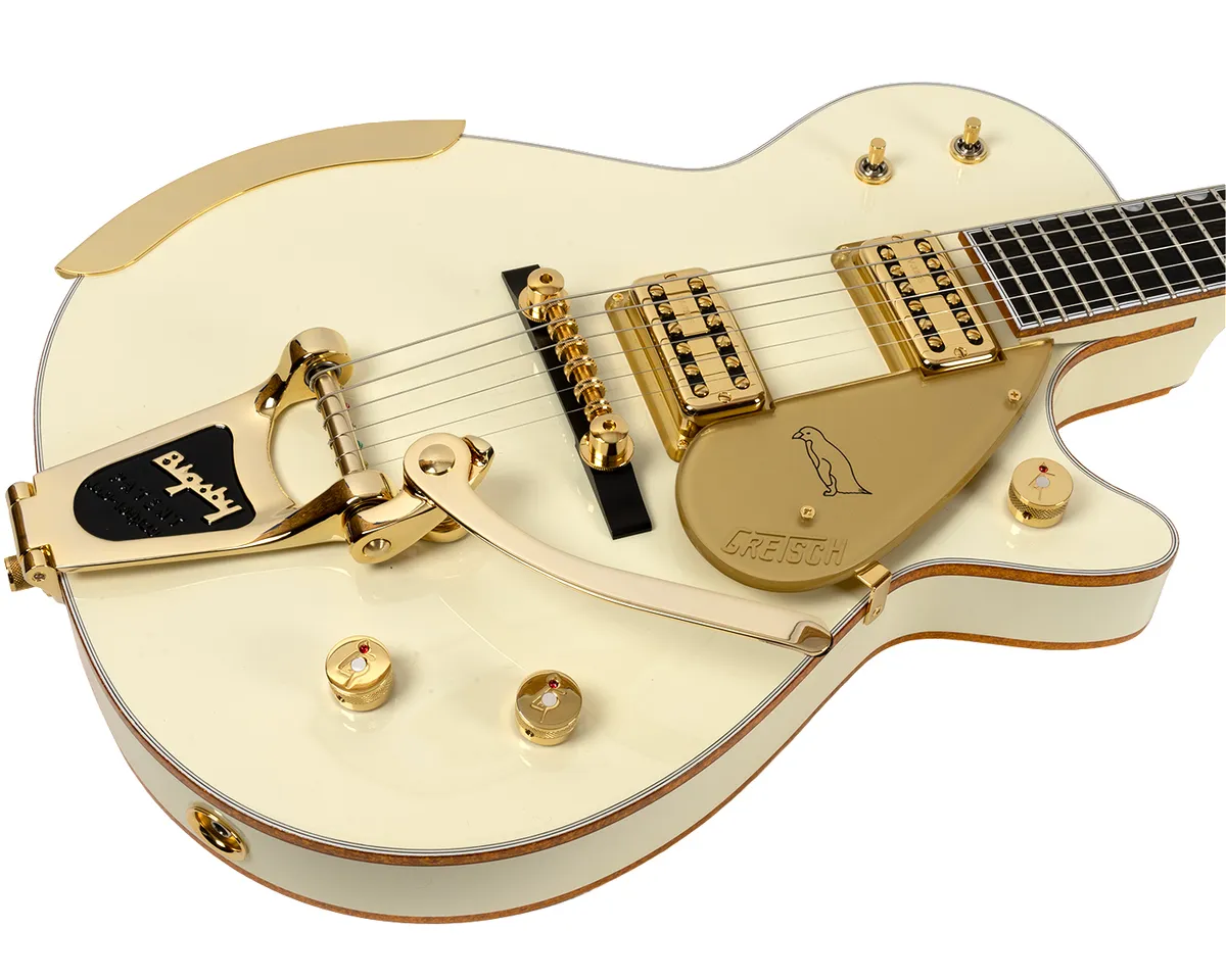 2023 Gretsch G6134T-58 Vintage Select '58 Penguin Vintage White Nitro ...