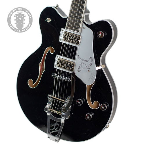 2023 Gretsch G6636TSL Players Edition Silver Falcon CB Black with ...