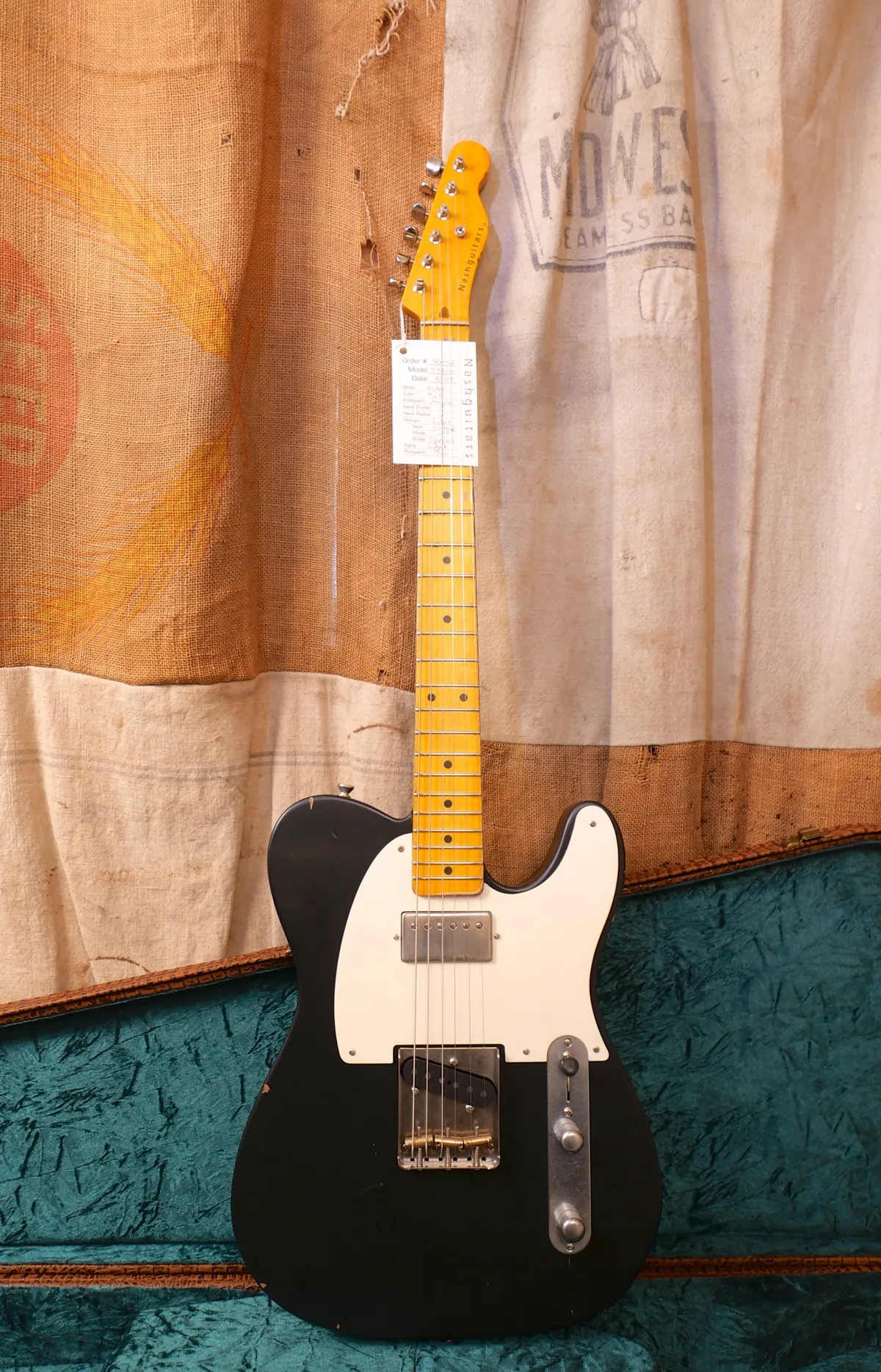 2023 Nash T-57/HN Telecaster Black > Guitars Electric Solid Body ...