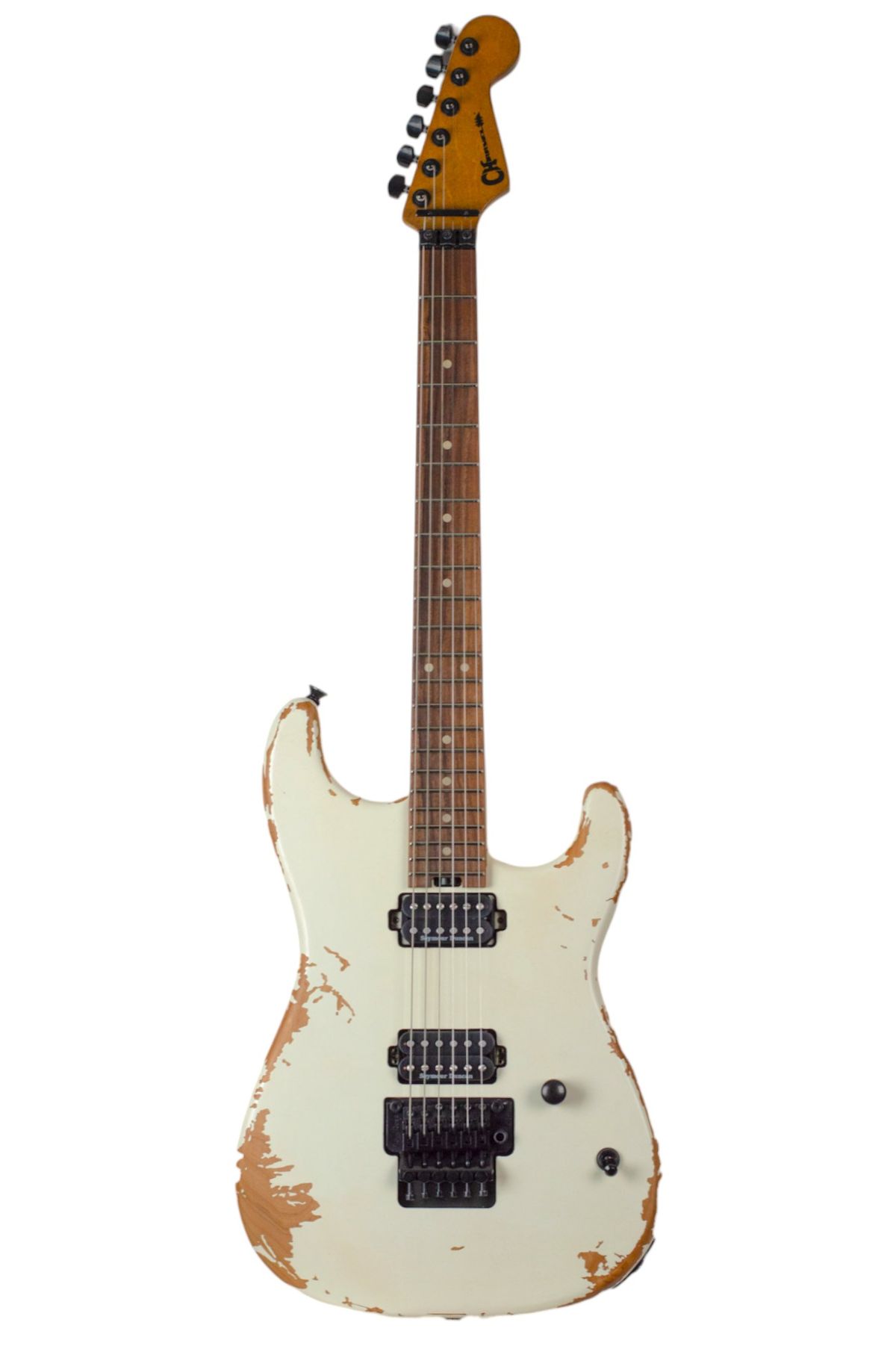 2024 Charvel Pro-Mod Relic San Dimas Style 1 HH FR Weathered White ...