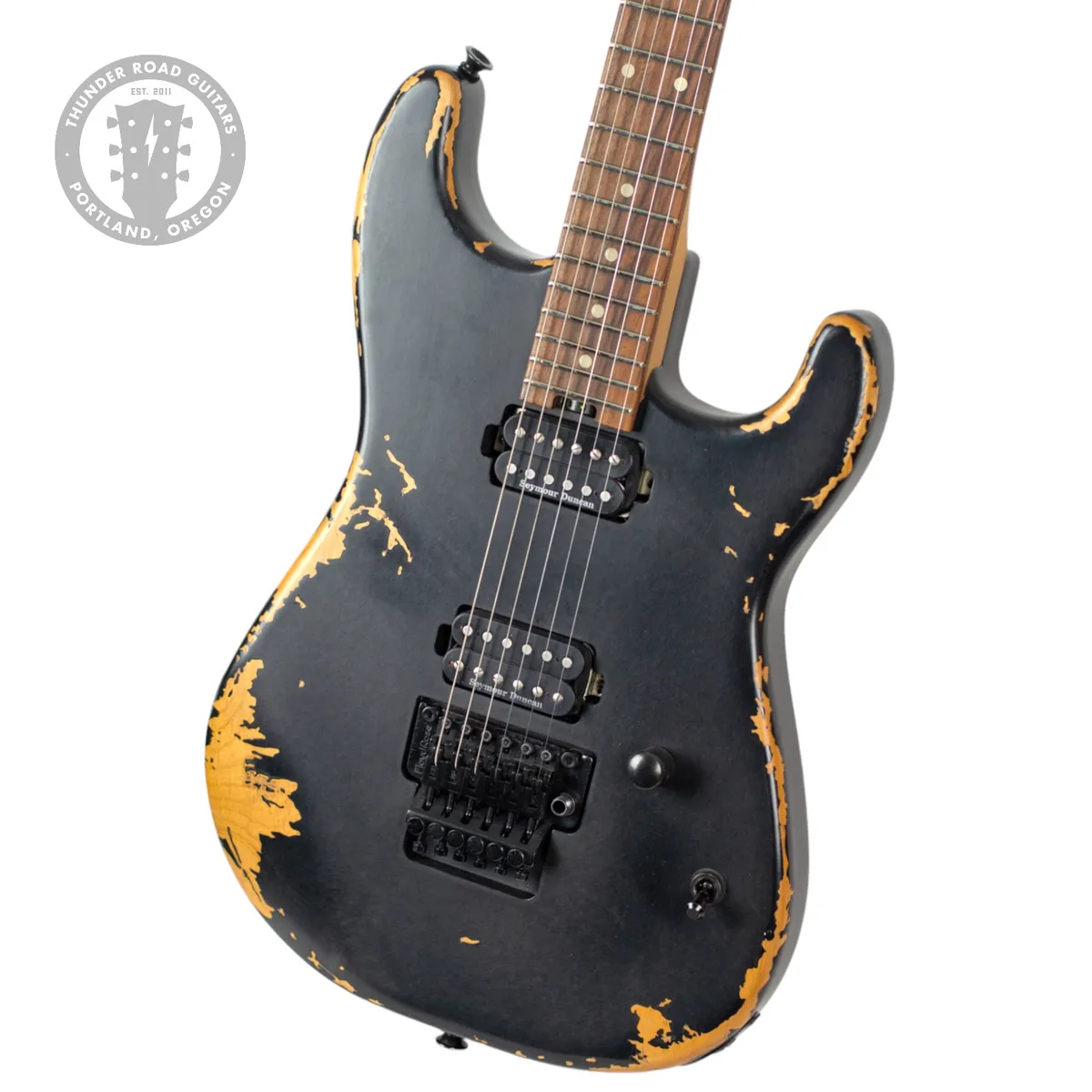 2024 Charvel Pro-Mod Relic San Dimas Style 1 HH FR Weathered Black ...