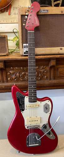 2024 DANOCASTER Jagmaster aged Candy Red finish > Guitars Electric ...