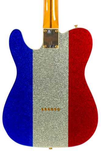 2024 Fender Buck Owens Telecaster Red Silver and Blue Sparkle > Guitars ...