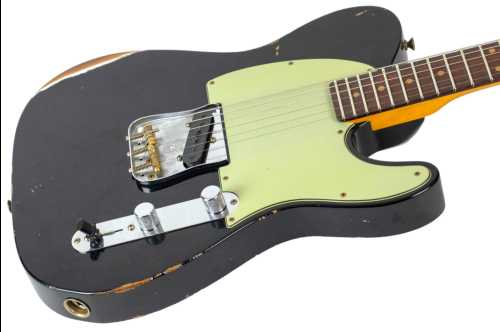 2024 Fender Custom Shop TRG Spec '59 Esquire Relic Black > Guitars ...
